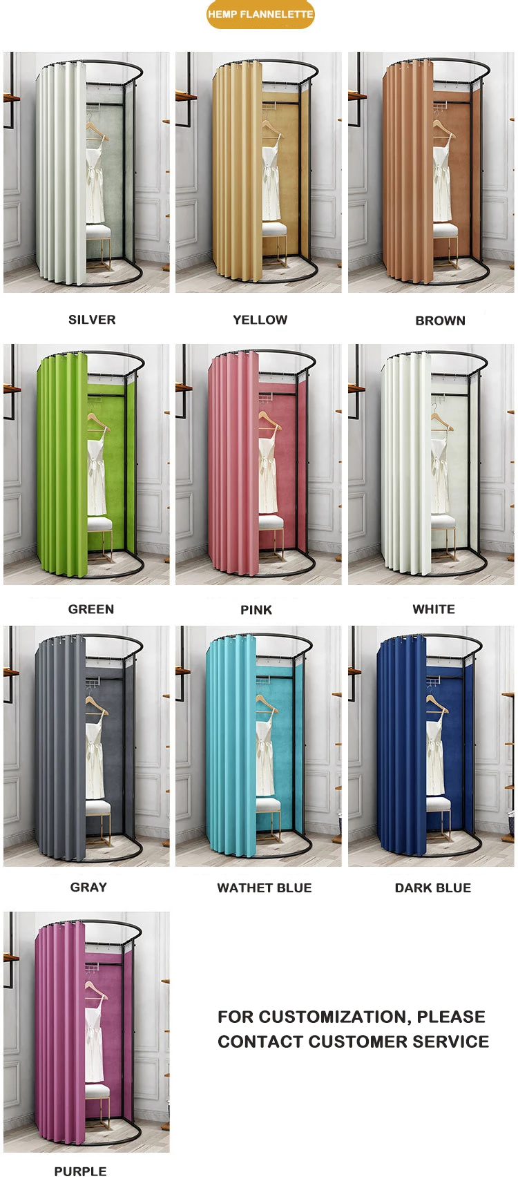 Kainice Clothes Retail Shop Modern Luxury Dressing Rooms Changing Room ...