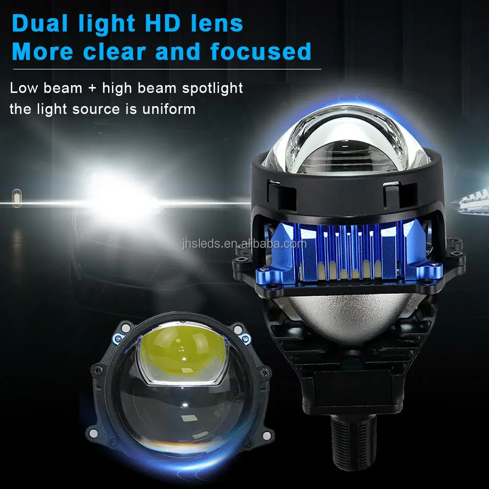 JHS New G12 3INCH Bi Led Projector Lens Headlight 120W Hi Low Beam Led ...
