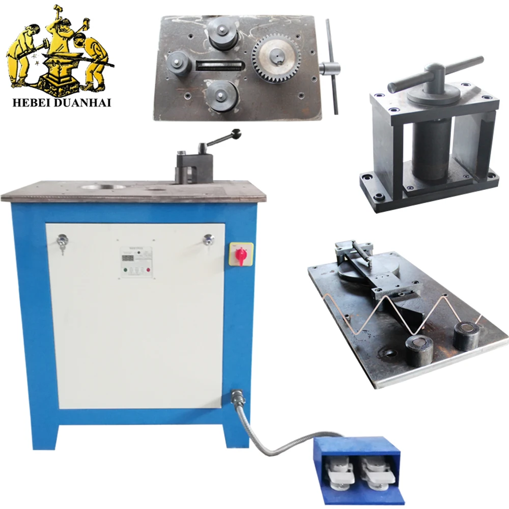 DH-DW16F Wrought Iron Scroll Bender Machinery - High Precision