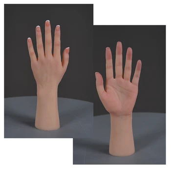Eta Realistic Silicone Prosthetic Hand Display Jewelry Female Hand ...