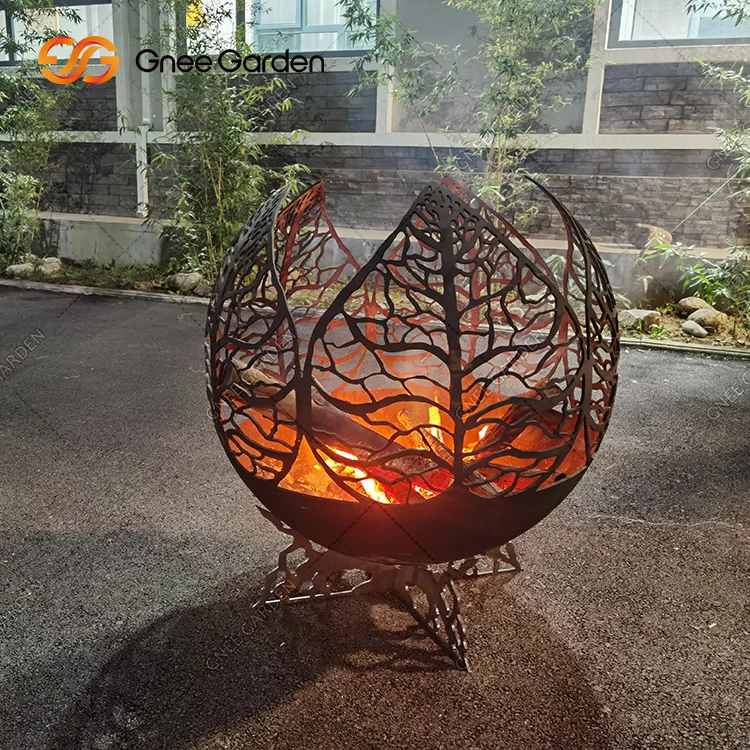 Campfire Fireball Fire Pit Metal Sphere Fireball Outdoor - Buy Campfire ...