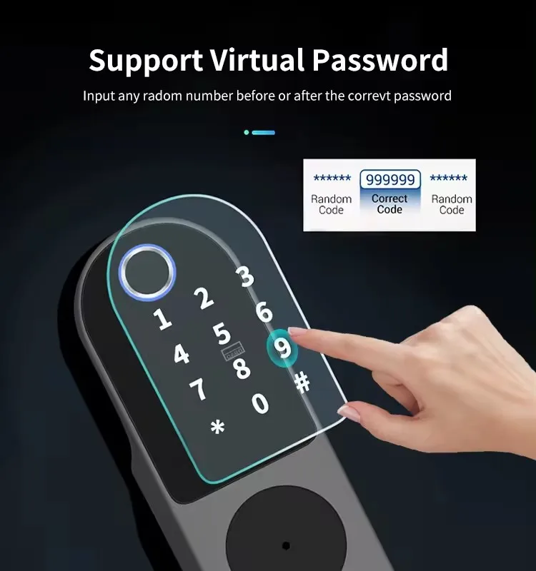 Yistar Digital Rim Key Lock - Secure Your Door Efficiently