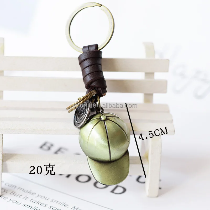 Fashion Popular Accessories Vintage Brown Genuine Leather Braided Key ...