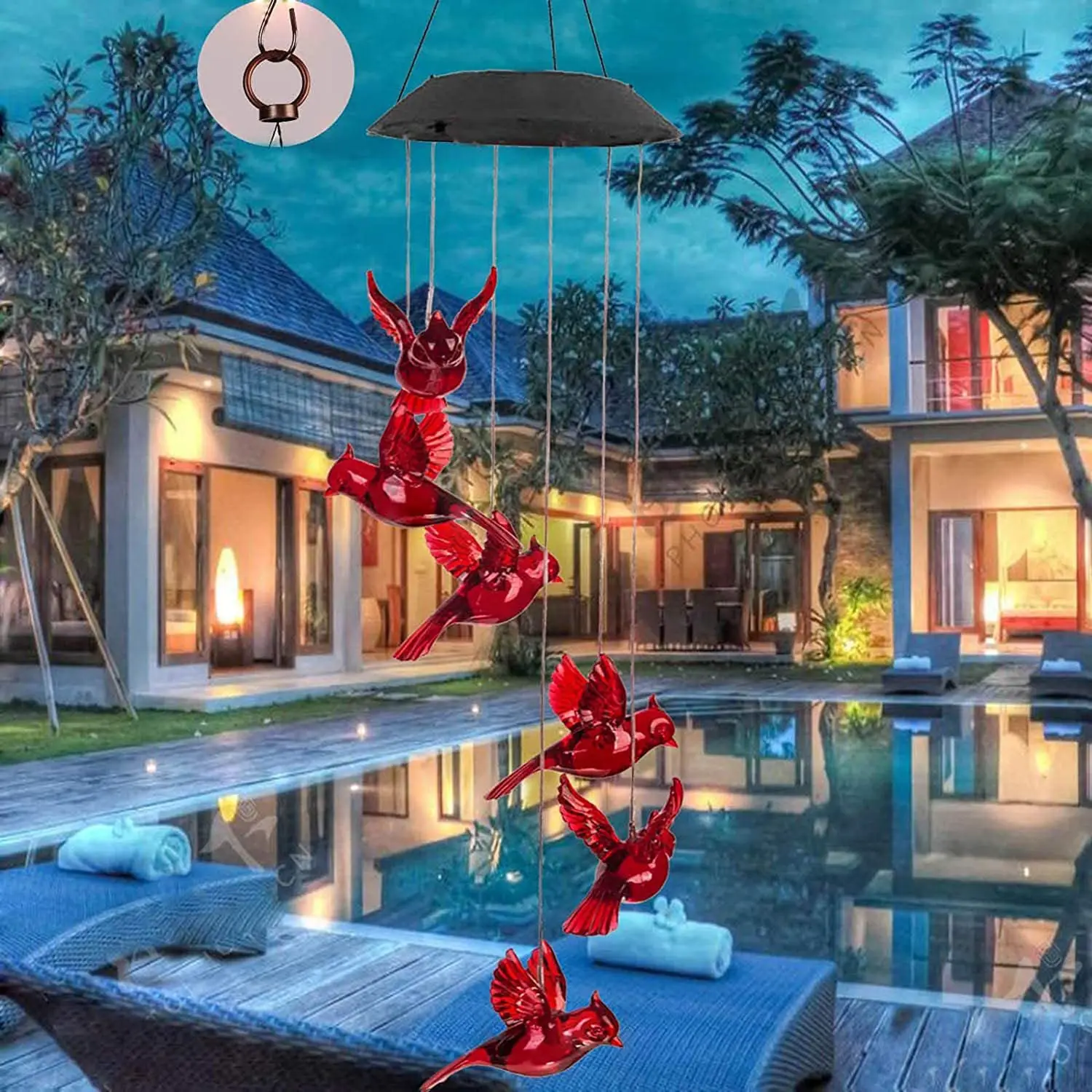 Solar Wind Chimes Lights For Mom Birthday Gifts For Women,Gifts ...