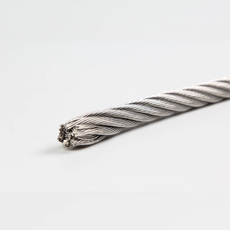 Factory Production 304 wire rope 7x19 3mm stainless steel wire rope ...