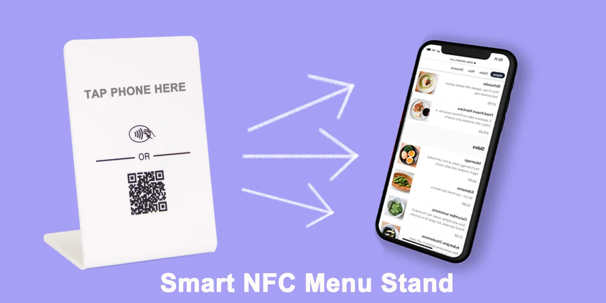 Acrylic Google Review NFC Plates - Customized QR Code Display