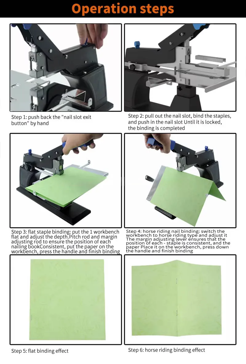 Manual A3 Heavy Duty Stapler Machine Office Stitching Stapler Manual ...