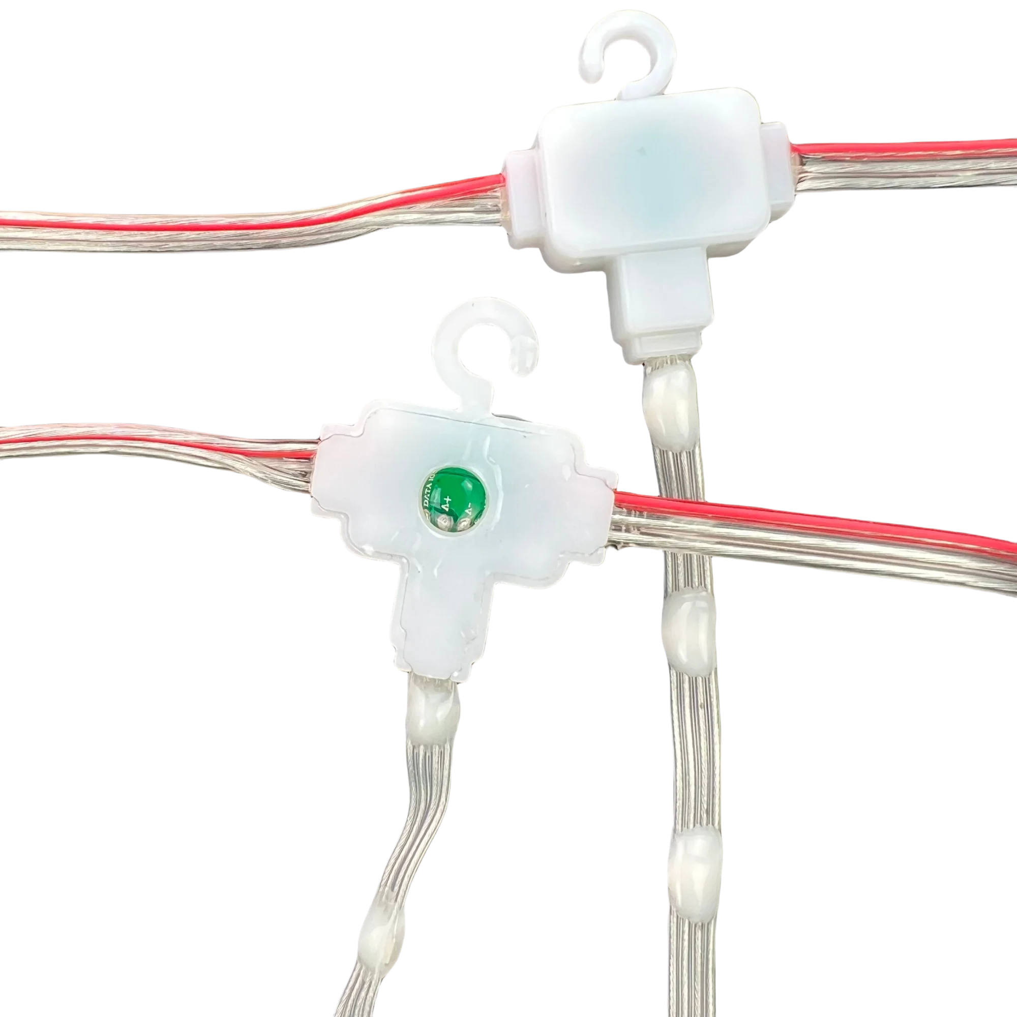 100 Pixels/string 12V RGB Smart LED Pebble Seed Icicle Light