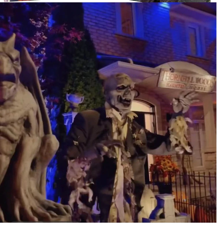 Halloween Haunted House Props - Realistic Animated Fences