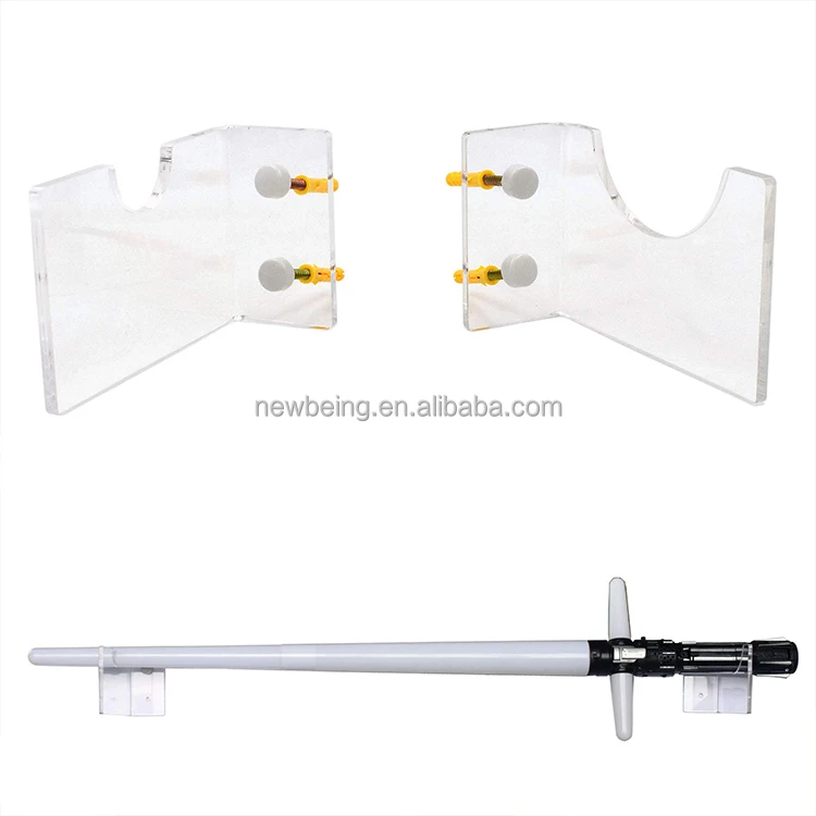 Lightweight Wall-mounted Acrylic Lightsaber Stand PMMA Material ...