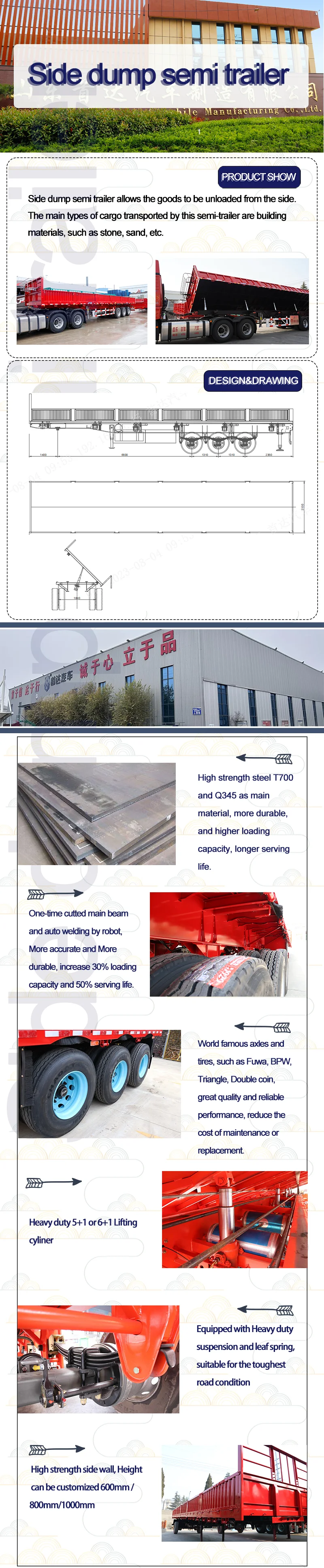 40ft 20ft Container Sasis Semi Trailer Semi Trailer Truck For Sale 4 ...