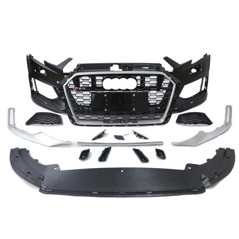Audi A3 S3 High Quality Front Bumper Car Body Kit With Grill For Pp Abs ...