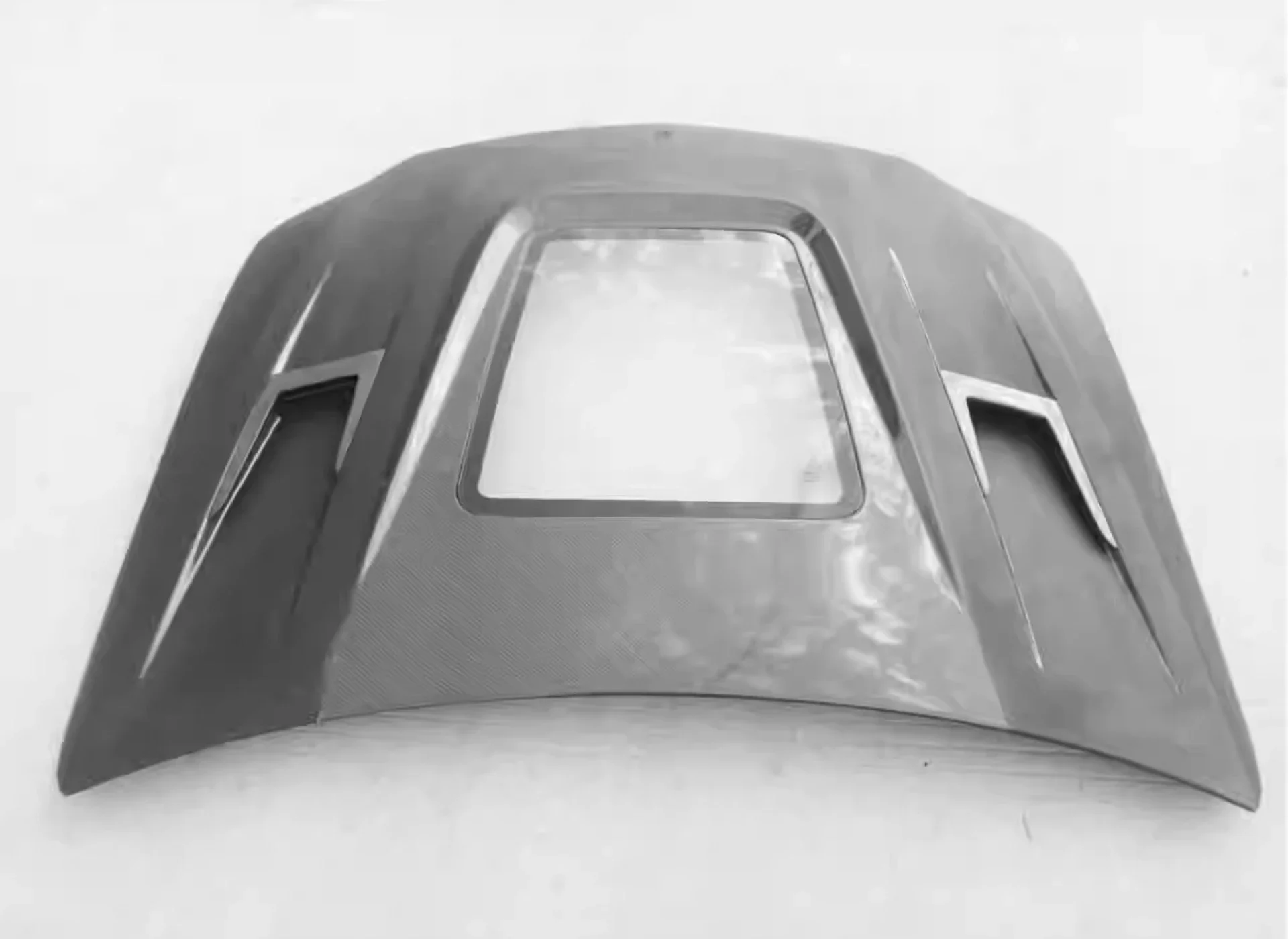 Body Kit Unpainted Engine Cover Transparent Hood For Mercedes Benz C63 ...