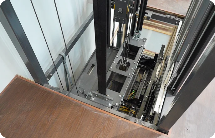 Traction Home Elevator Electric Stair Lift Residential Mini Elevator ...