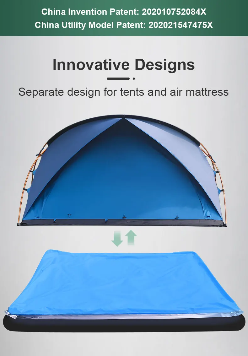 China Camp Tent Factory Foldable Design Inflatable Shell Roof Top Tent ...