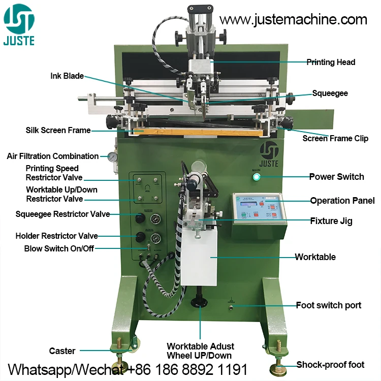 Hot Selling Industrial Screen Printer Print Logo Silk Screen Printing ...