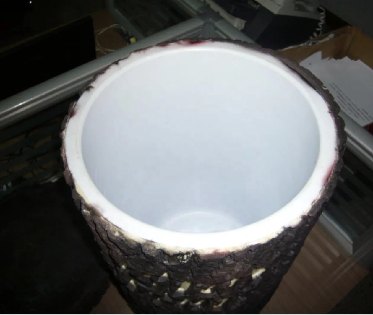 HS Plastic Promotion Tree Stump Cooler Box - Insulated Ice Bucket