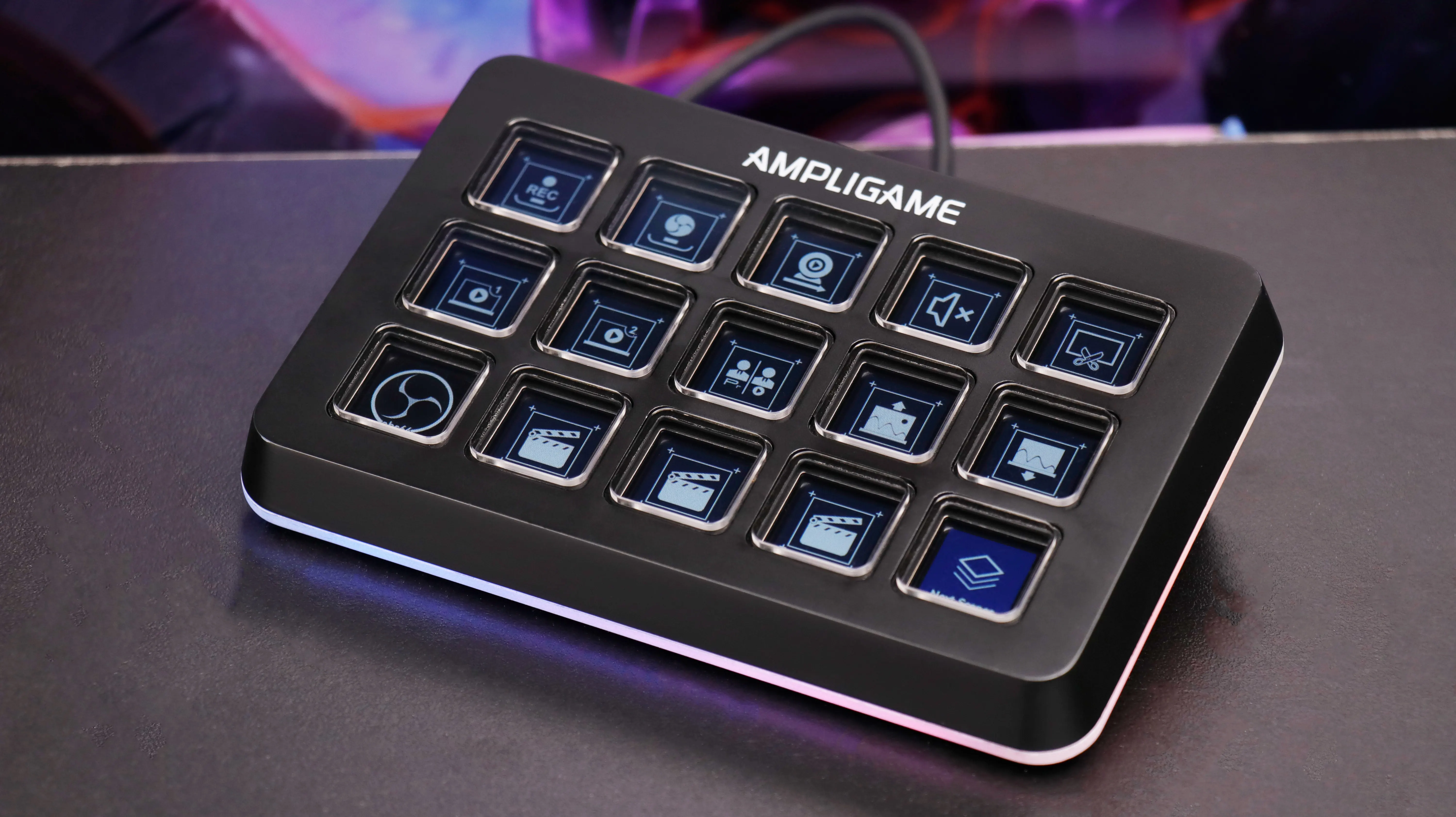 Fifine Ampligame 15 Customizable Lcd Keys Stream Controller Keypad Stream Deck Keyboard Pc ...