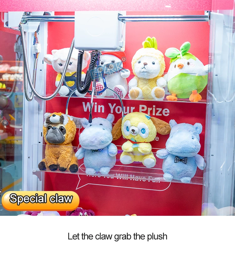 Coin Operated Toy Grabbing Machine Arcade Kids Claw Machine Crane ...