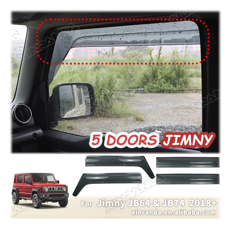 Jimny 5 puertas Accessories Window visor For Suzuki Jimny 5 door 2024 ...
