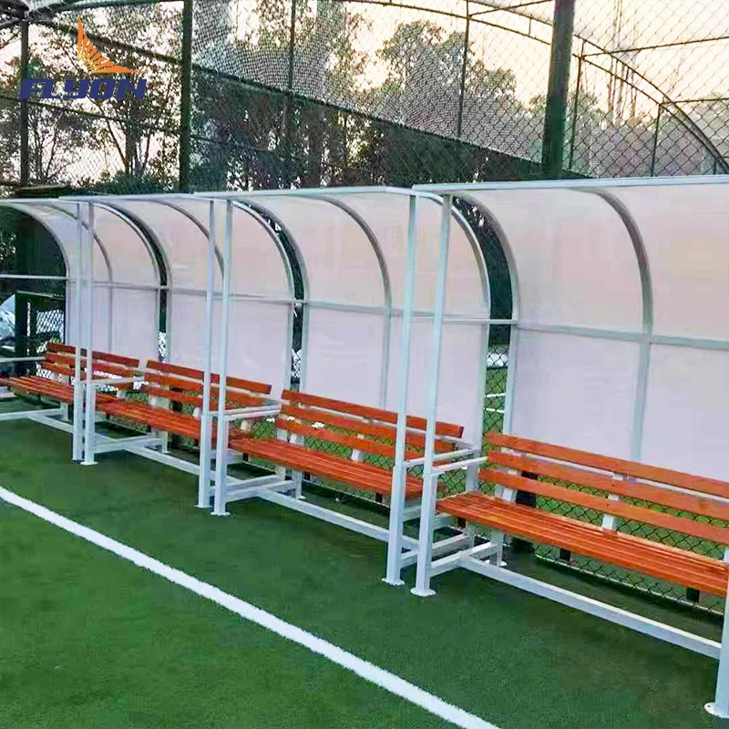 REACH Certified Custom Size Modular Bench Shelter System for Sports ...