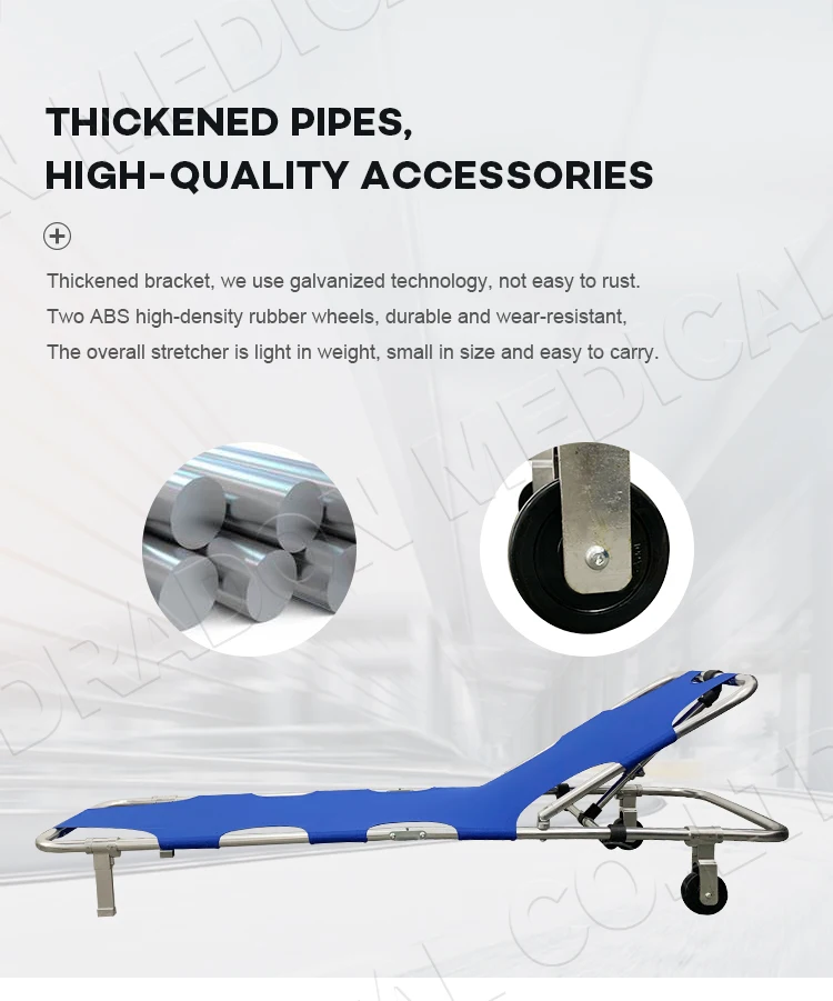 Emergency Evacuation Ambulance Used Plastic Foldable Stretcher For ...