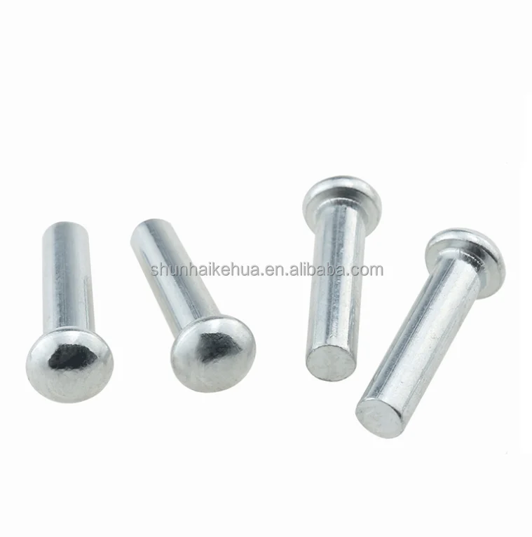 3/16" Round Head Solid Rivets Galvanized Iron Rivet Din660 - Buy 6mm ...