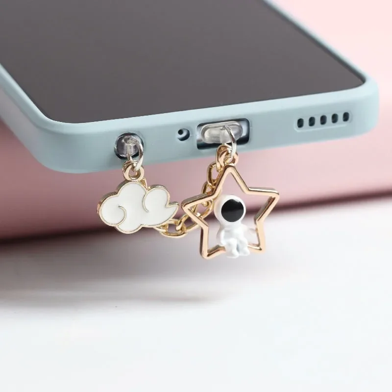 Astronaut Dust Plug Charm - Cute Charge Port Protection