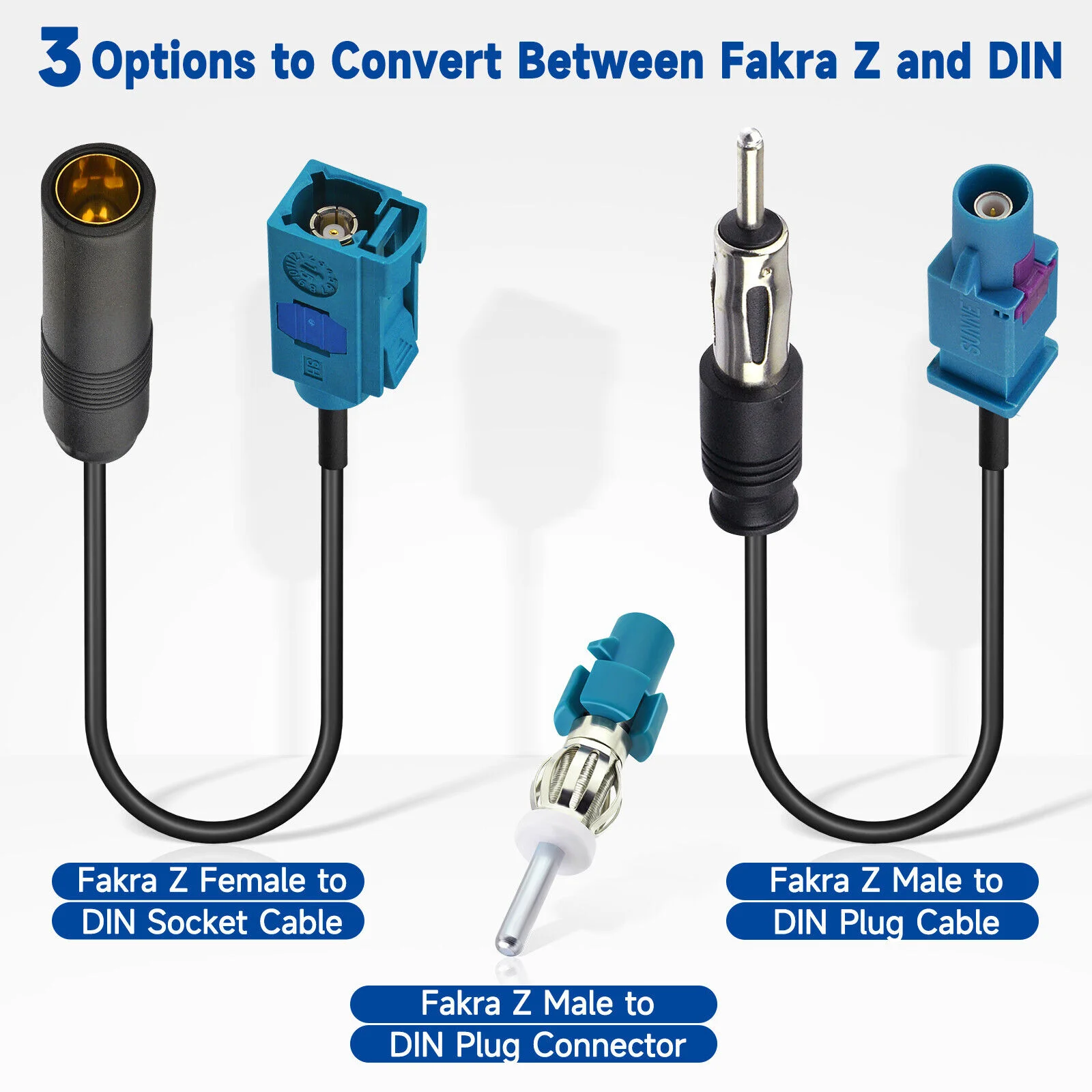DIN 41585 D501 Adapter - Universal Car Radio Antenna Plug