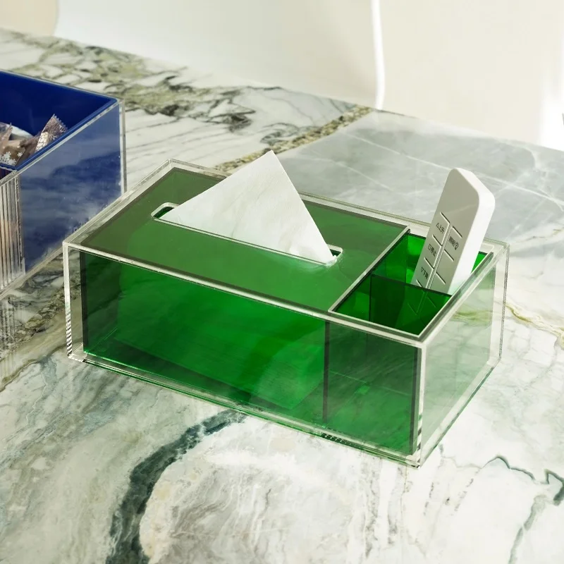 Modern Acrylic Transparent Tissue Box with Hinged Lid| Alibaba.com