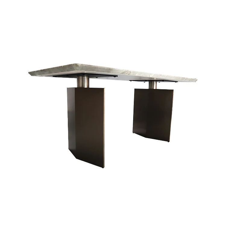 Italian Designed Stainless Steel Table Legs for Dining