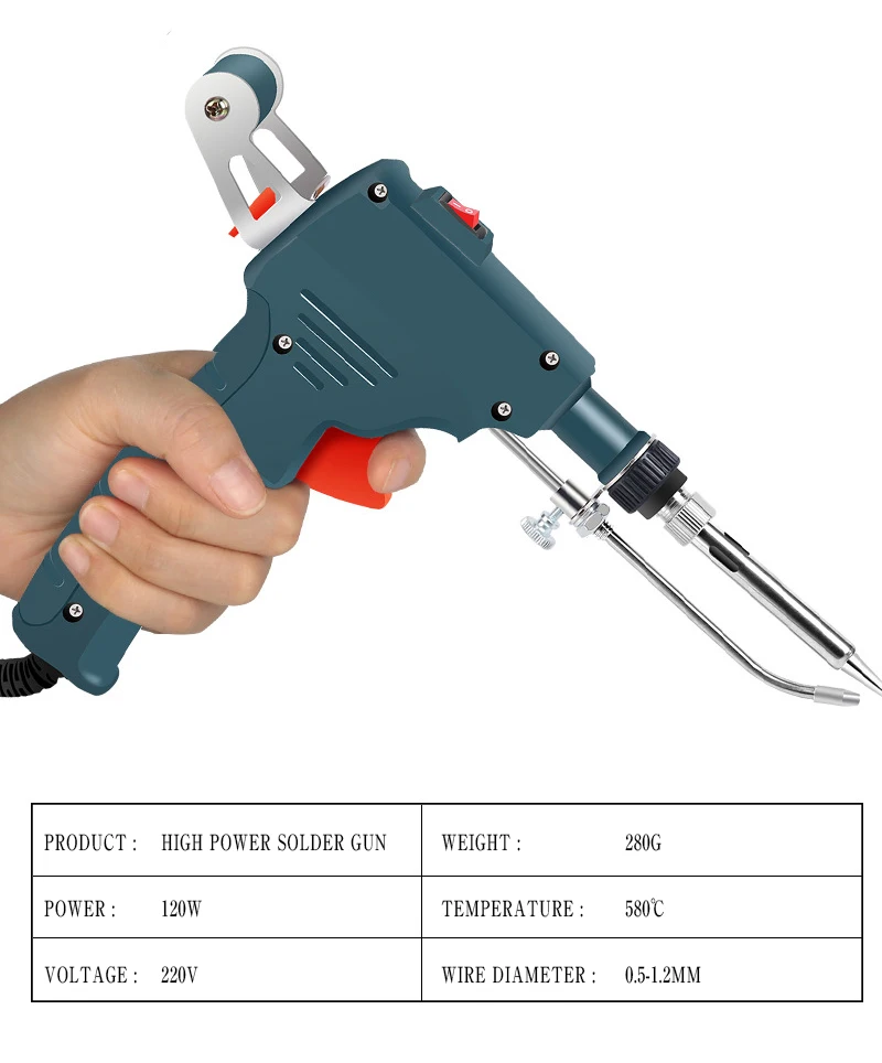 Maintenance Welding Tool Manual Soldering Gun 120w Constant Temperature ...
