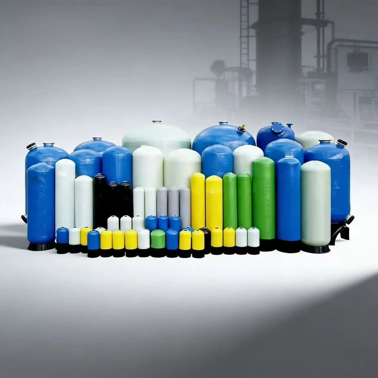 Grp Fiberglass Reinforced Plastic Pressure Vessel 1054 125/150PSI with ...