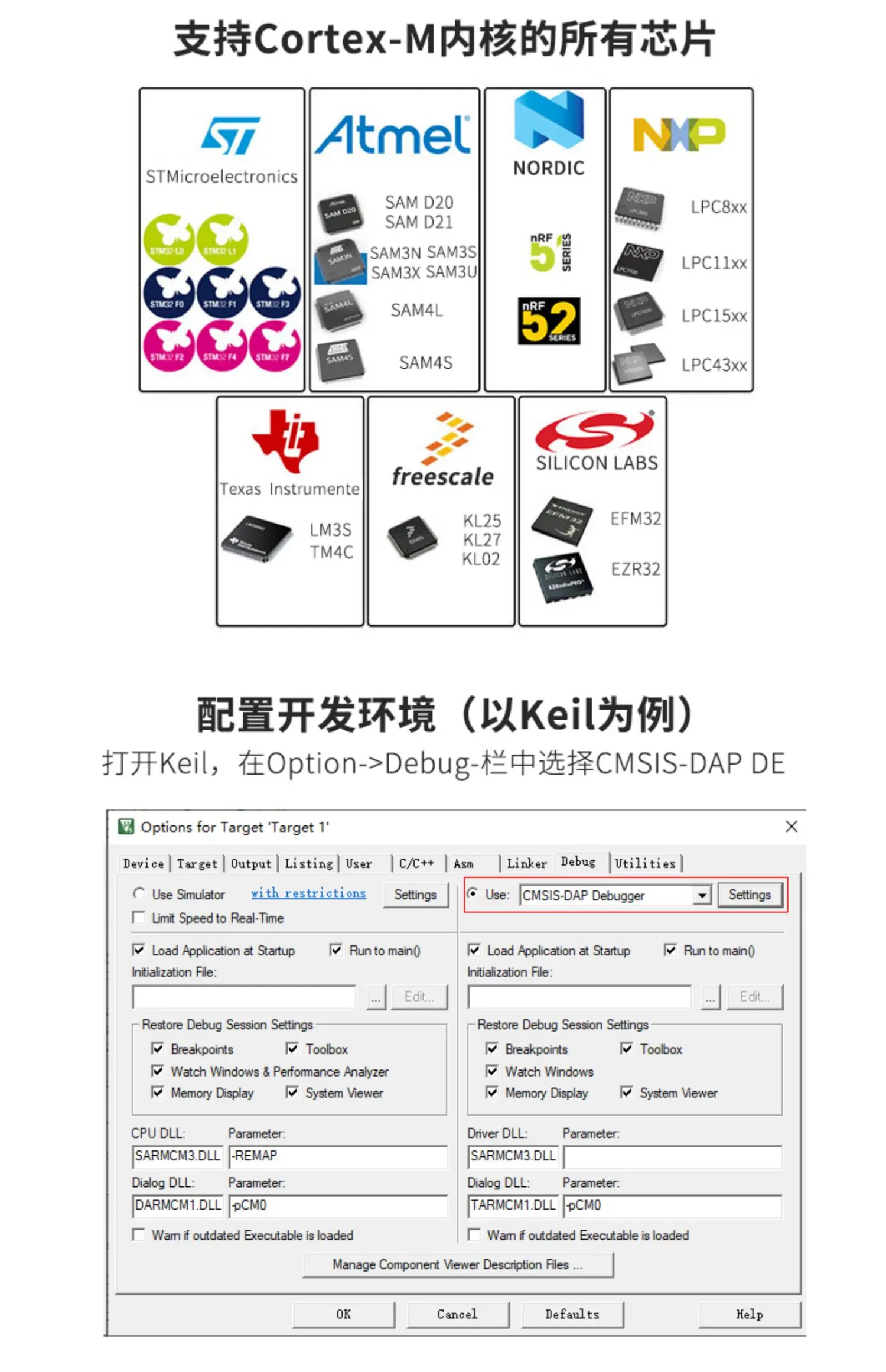 CMSIS Debugger SWD/Serial STM32 Development DAP01 Downloader Emulator ...