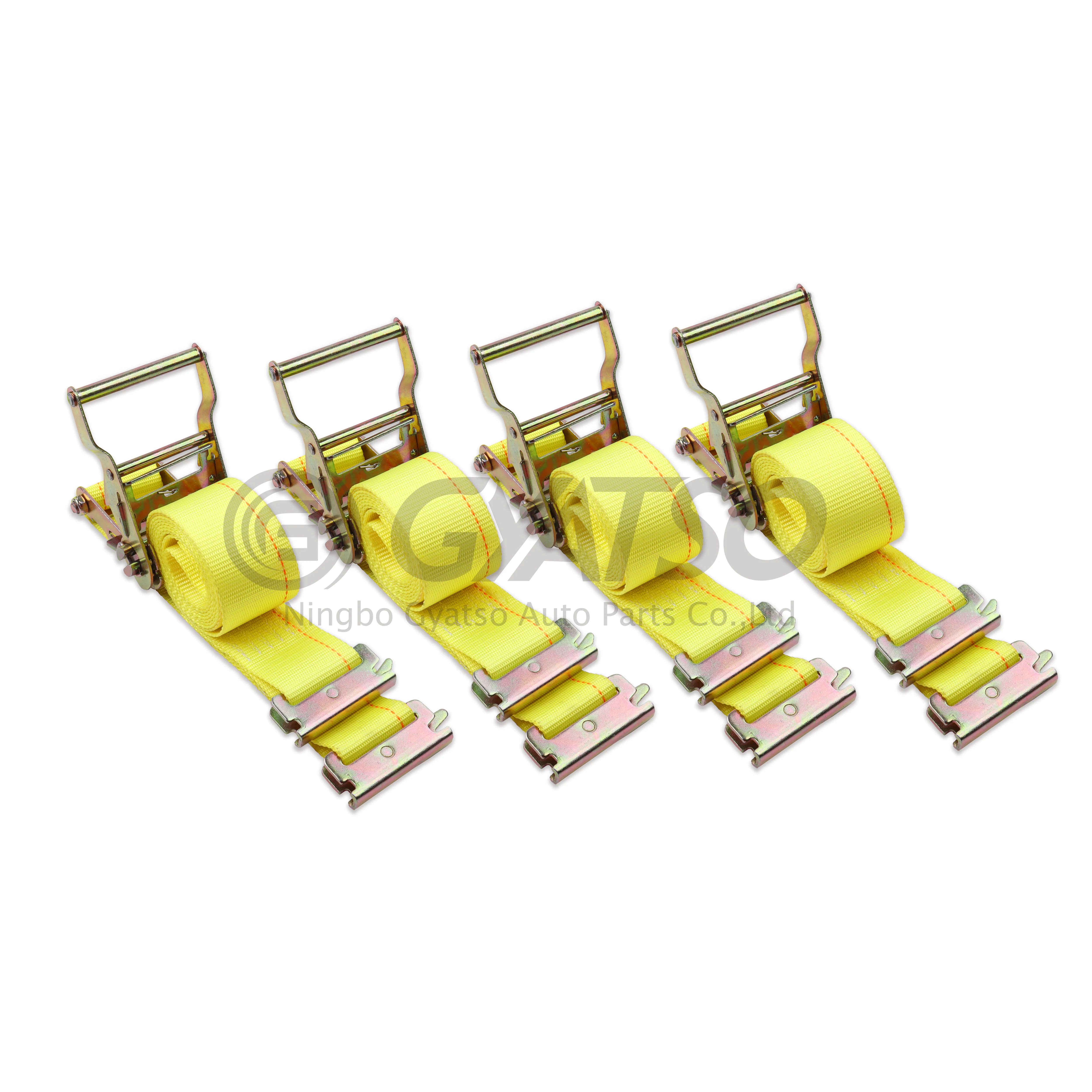 4400lbs 12FT E Track Logistic Polyester Ratchet Tie Down Cargo Strap ...