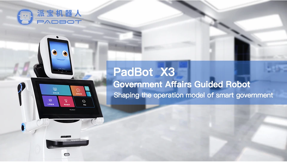 Dual Screen Commercial Reception Robot - Ideal for Showrooms