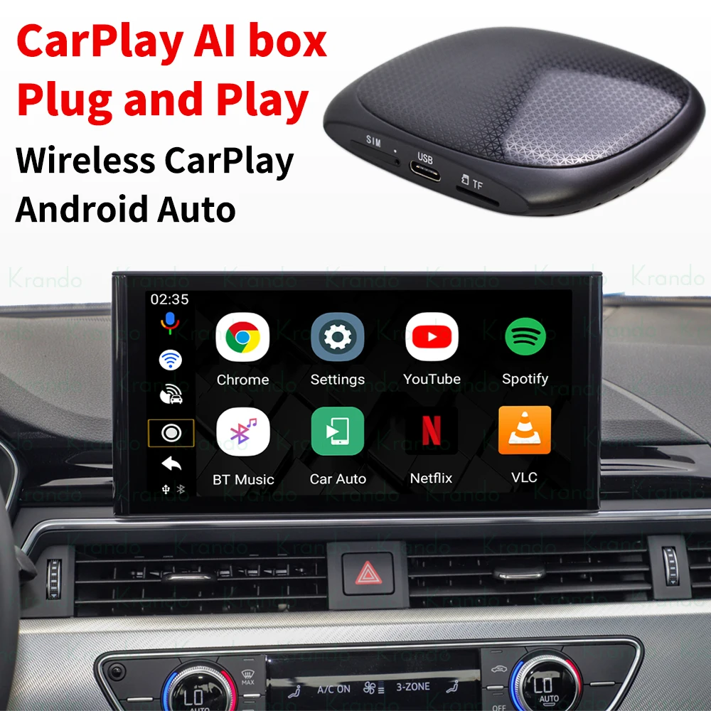 Krando Android AI Box for Benz Audi VW Honda Volvo Universal Model ...