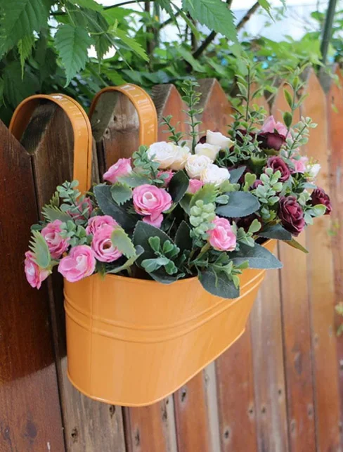 Green Luo Hydroponic Automatic Water Absorption Lazy Flower Pot Round ...