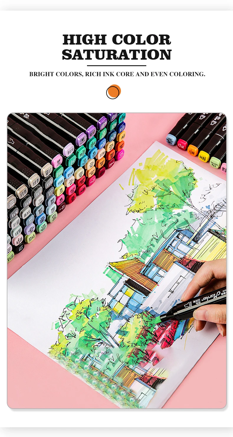 262 Colors Portable Poster Colour DIY Making Pen Art Paint