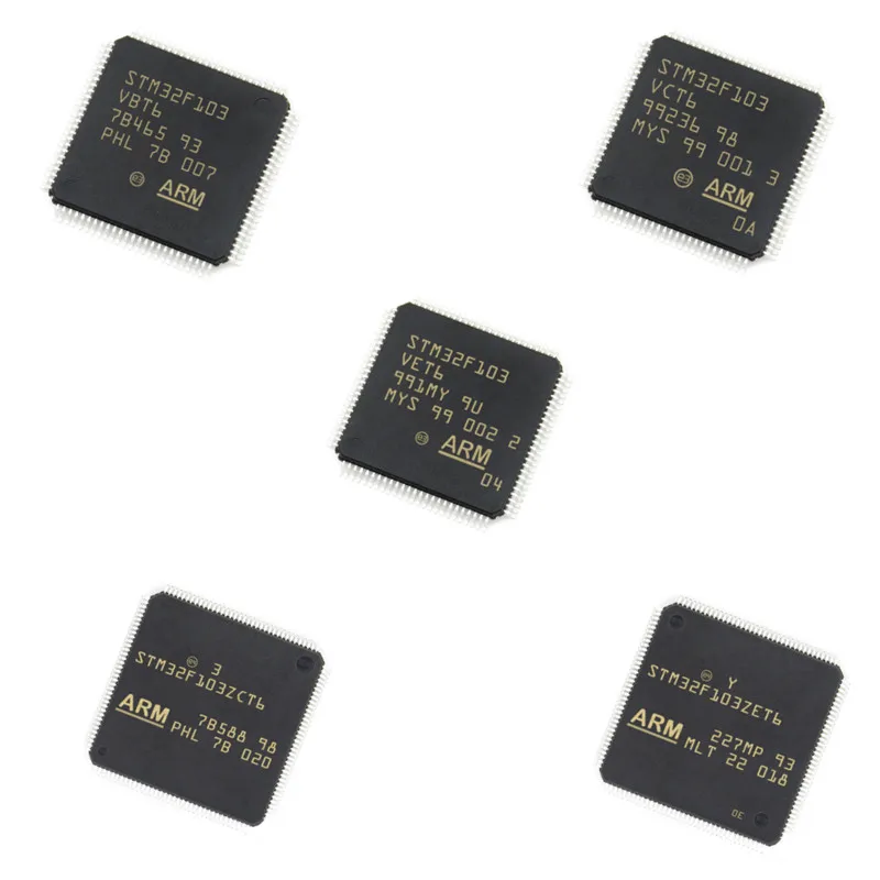 Microcontroller IC CHIPS STM32F STM32F103 STM32F103VBT6 STM32F103VCT6 STM32F103VET6 ...