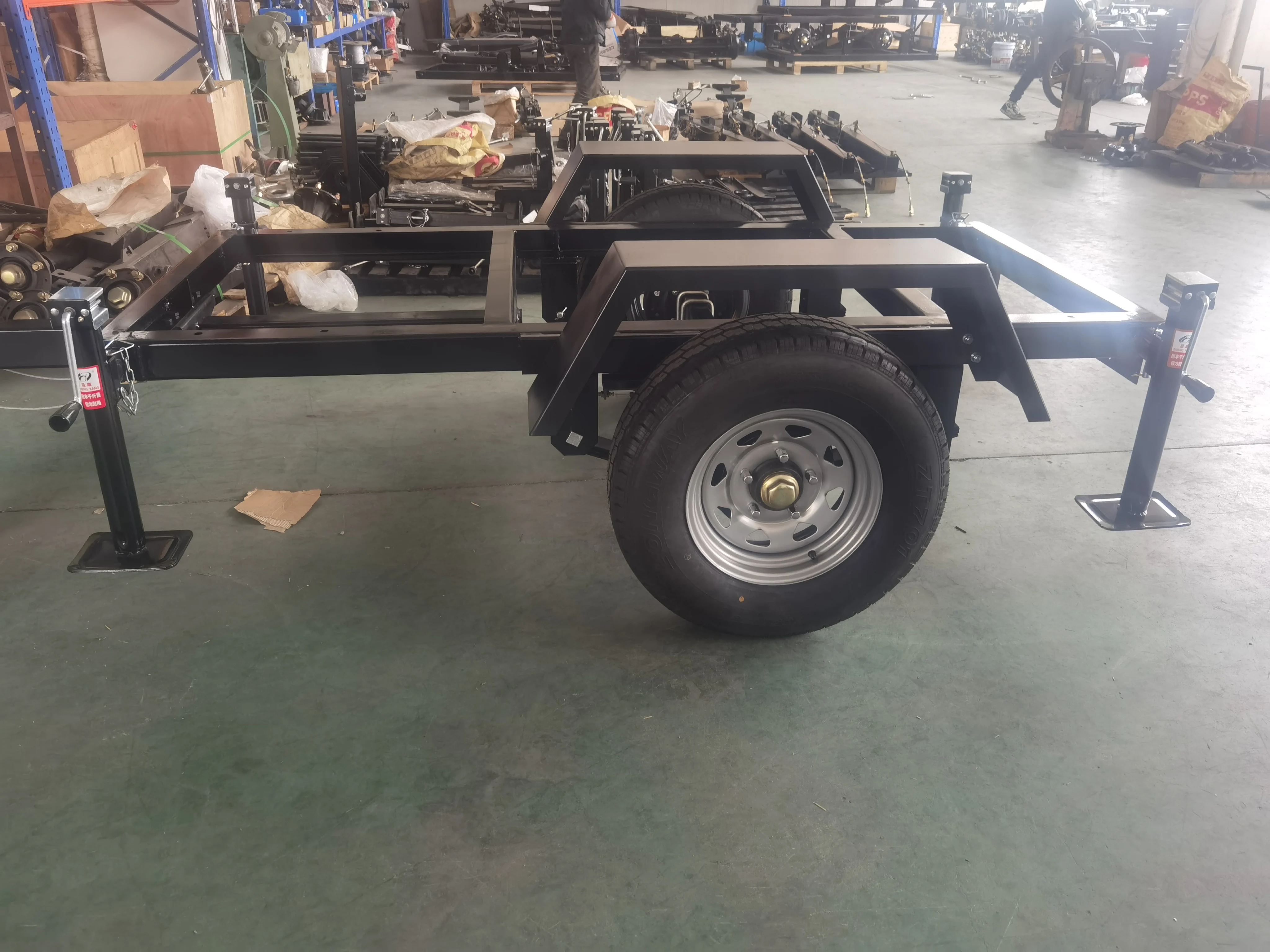 Customizable Aluminum Trailer Frame Chassis 2 Wheels