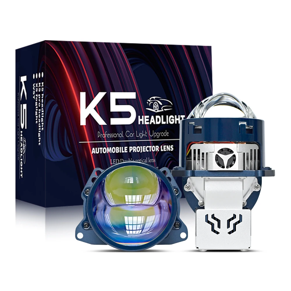 100W led headlights lenses high quality 3.0 inch bi led projector lens ...