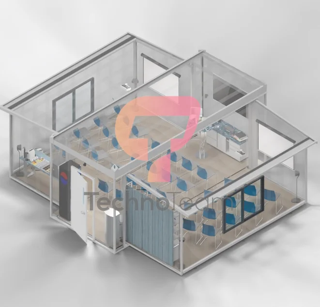 Foldable Training Container/ambulance - Buy Mobile Training Container ...