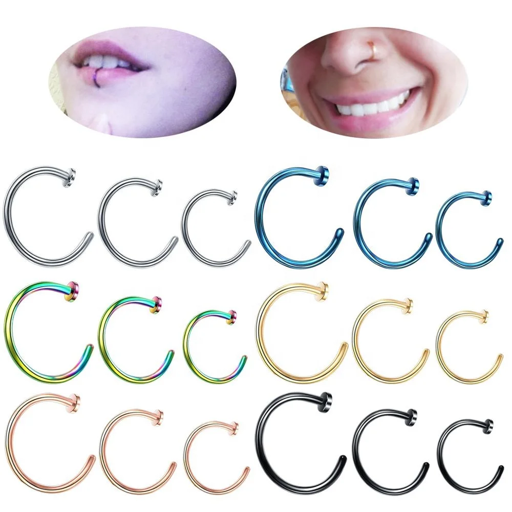 Lip Piercing Jewelry Types