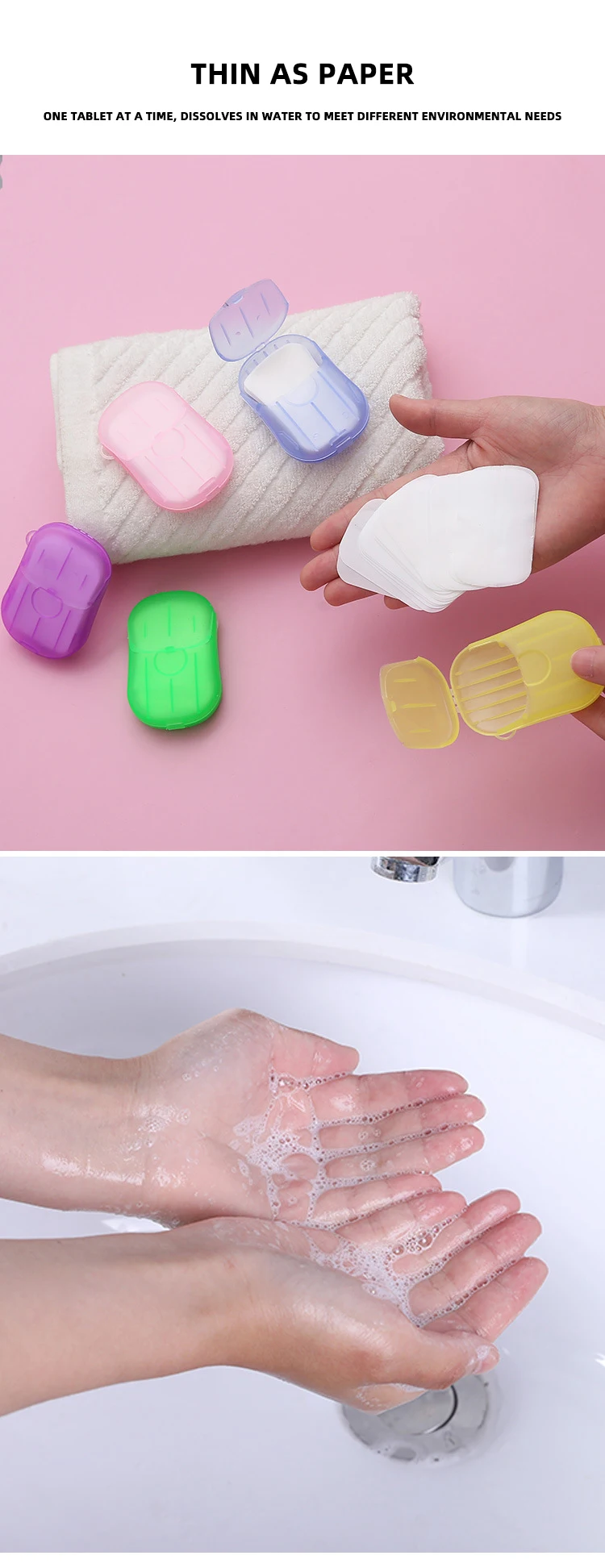 Wholesale OEM Hand Soap Sheet - Disposable Paper Soap