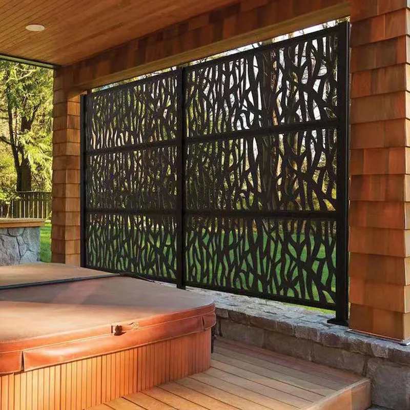 Modern Decorative Metal Privacy Screen Panels for Hotels - OEM