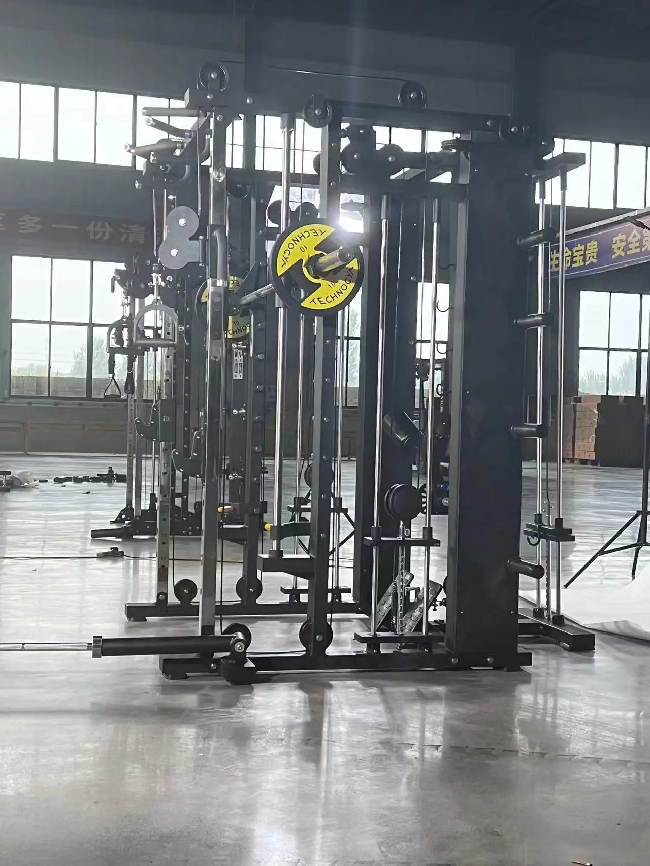 Indoor Multi Functional Gym All in One Gym Equipment Weight Stacks ...