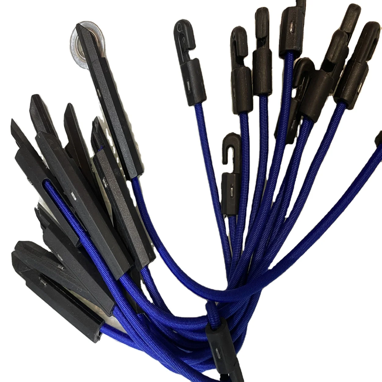 Blue Latex Thread Bungee Toggle Ties - Buy Blue Toggle Ties,Latex ...