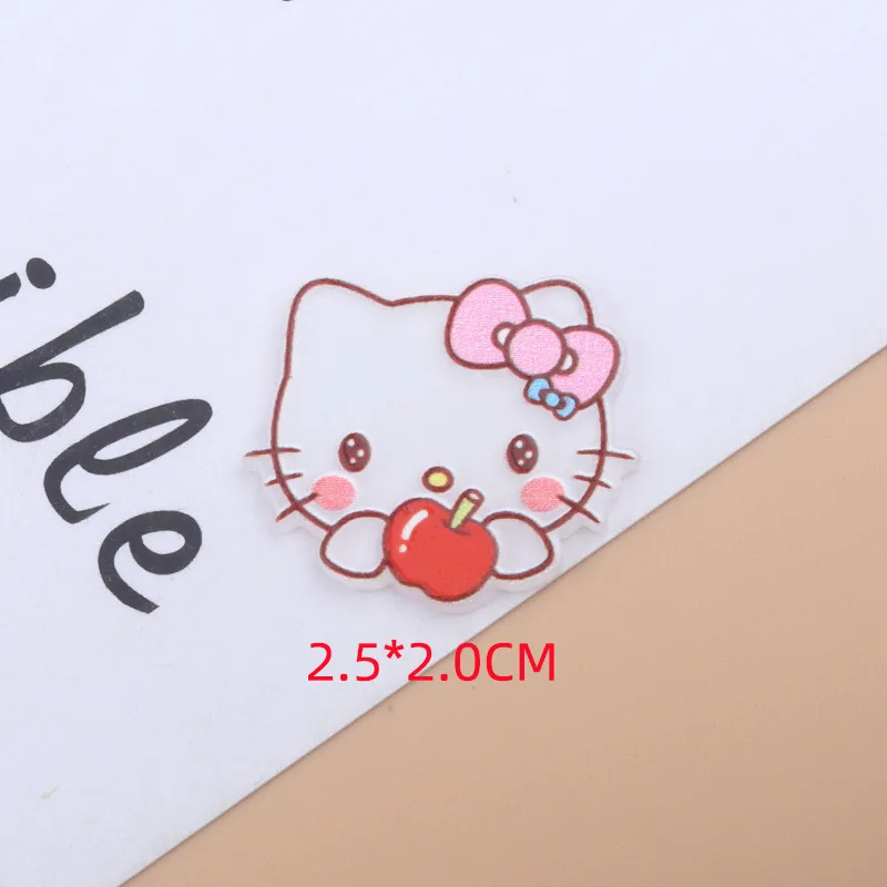 Sanrio Acrylic Charms Melody With Watermelon Kitty Apple Kuromi Diy ...
