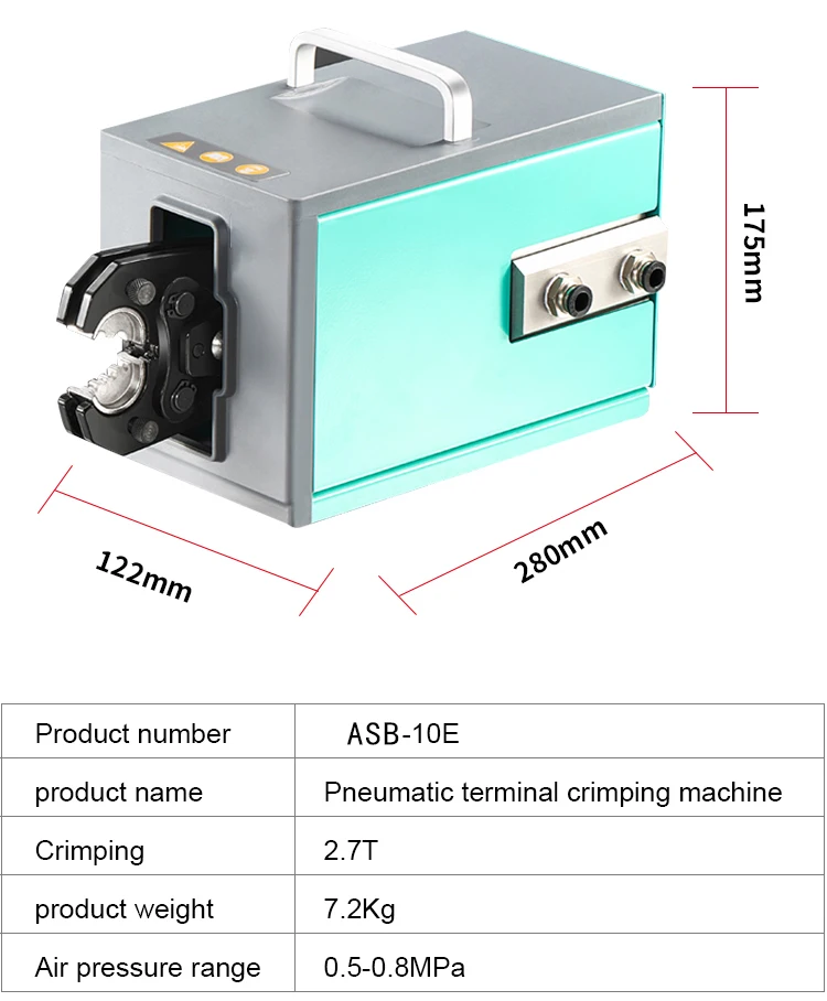 Versatile Desktop Pneumatic Terminal Crimping Machine For Efficient ...